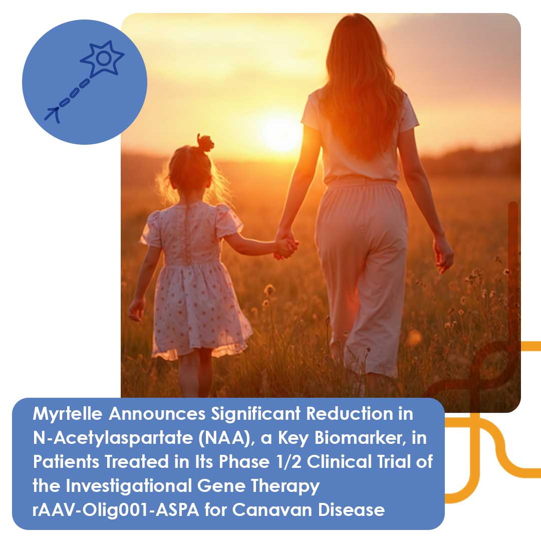 Myrtelle Announces Significant Reduction in N-Acetylaspartate (NAA), a ...